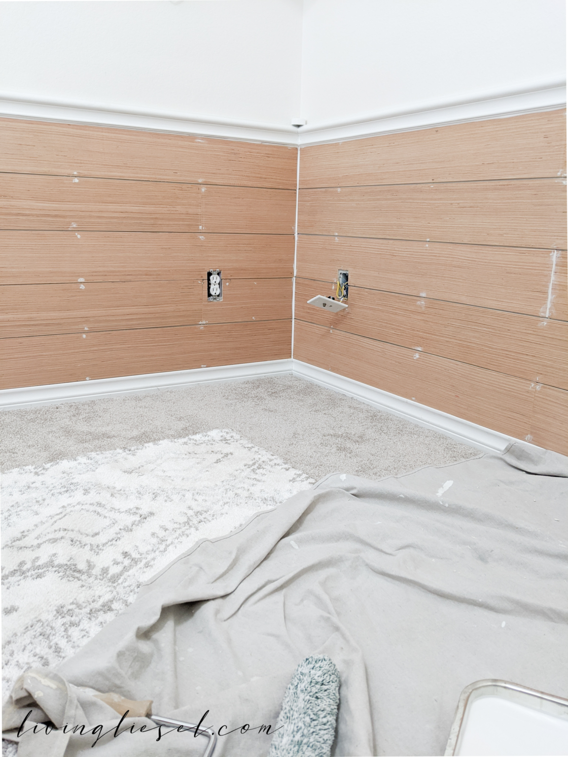 Nursery Shiplap Wainscoting • Living Liesel