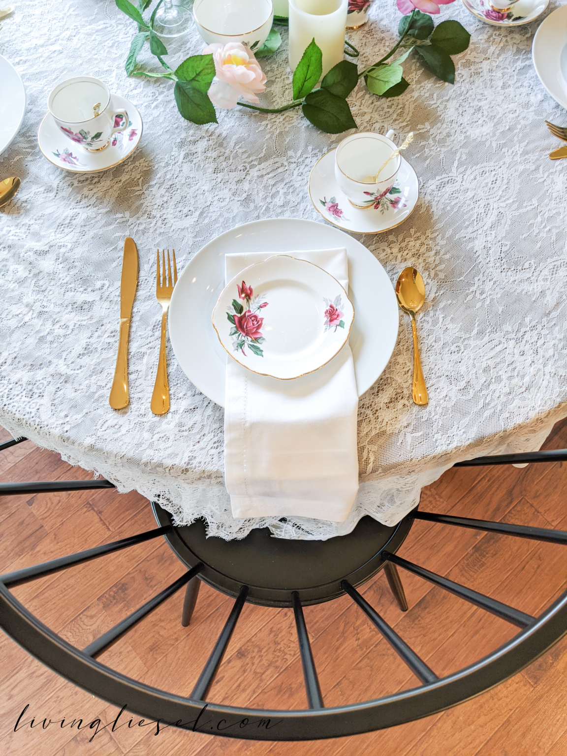 Duchess Bone China Tea Set & Tablescape • Living Liesel